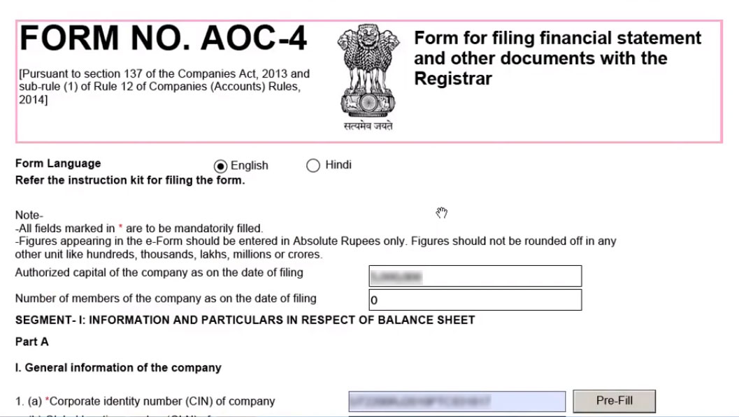 Annual Form AOC 4 Filing Via Gen Complaw With XBRL Software Annual Form AOC 4 Filing Via Gen Complaw With XBRL Software