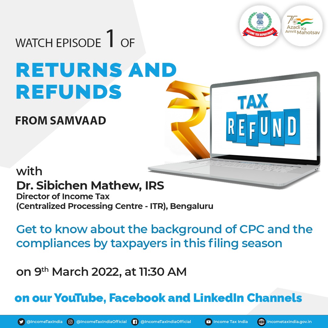 Latest Official Tax (Income Tax + TDS) Updates by CBDT India